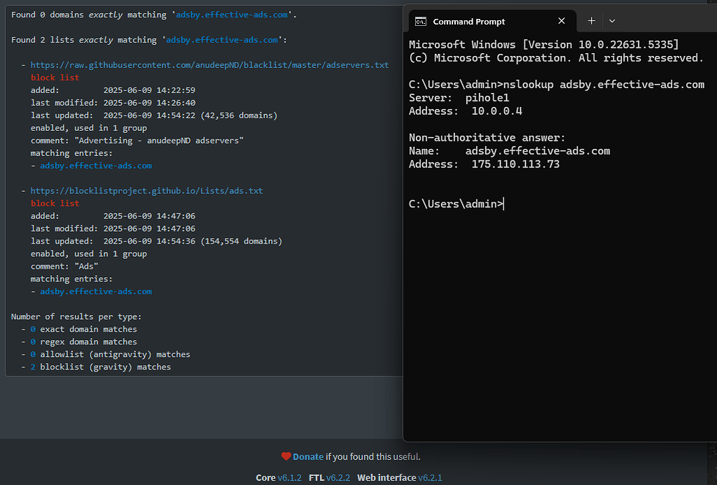 Blocked domains are being resolved - ads slipping through - Help - Pi-hole Userspace