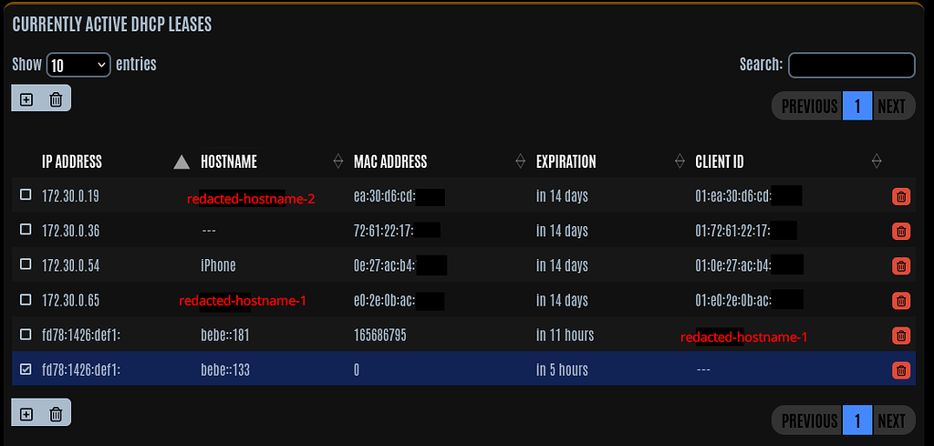 Dnsmasq DHCPv6 config breaks DHCP table in the web interface - Community Help - Pi-hole Userspace
