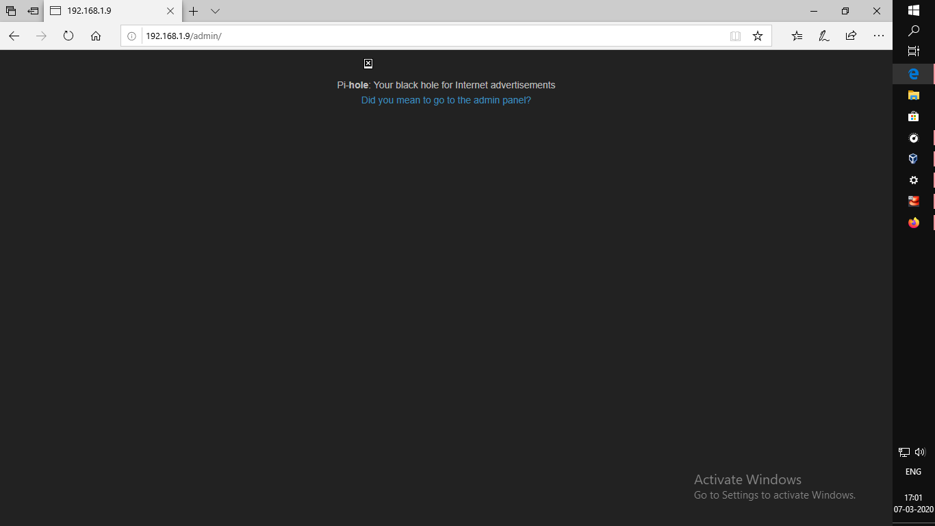 Dashboard is not loading properly - Help - Pi-hole Userspace