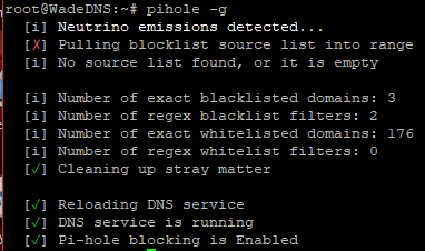 Unable to add whitelist/blacklist items using the web interface - Help - Pi-hole Userspace