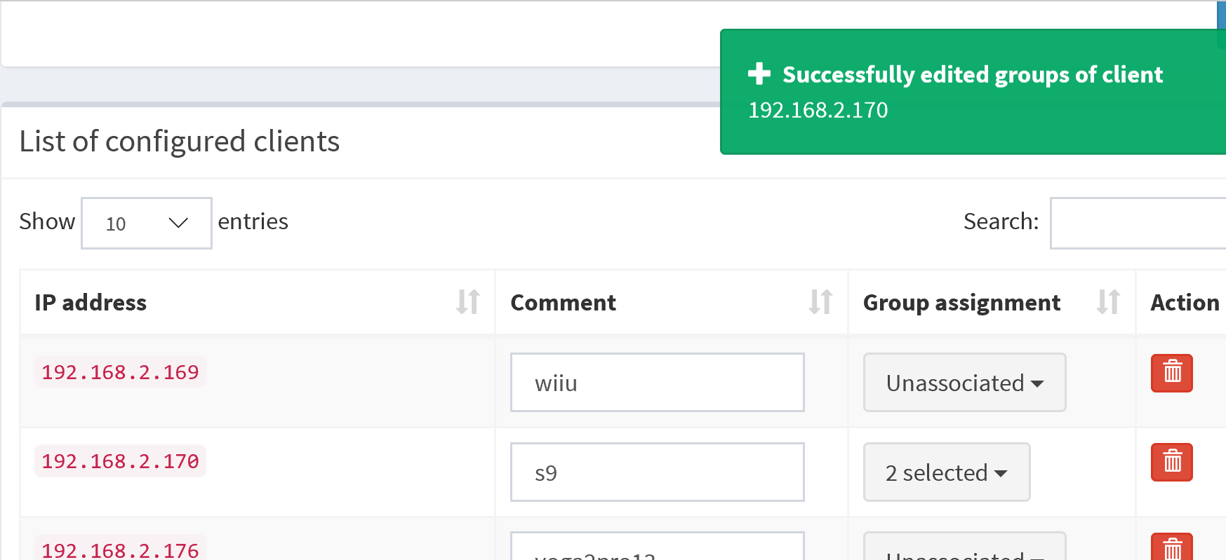 Fix web interface group multiselects - Beta 5.0 - Pi-hole Userspace