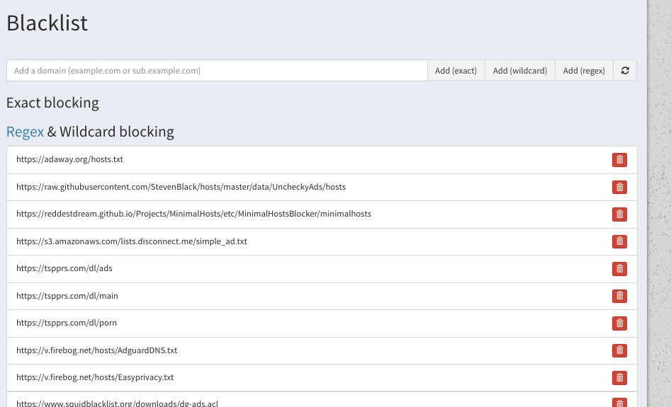 Can't update lists - Help - Pi-hole Userspace