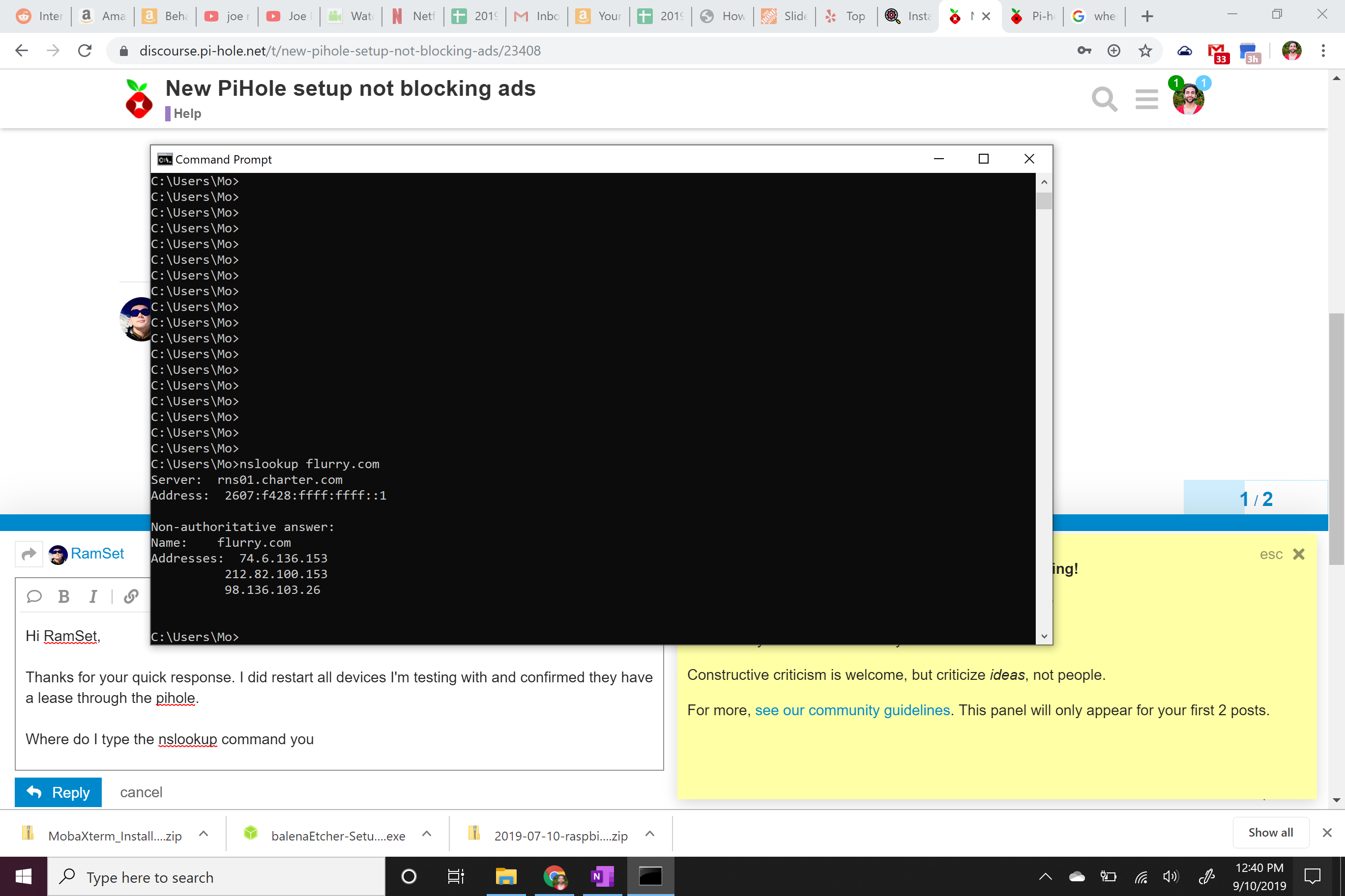 New PiHole setup not blocking ads - Help - Pi-hole Userspace
