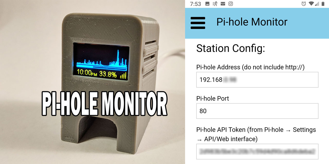Pi-hole Monitor ESP8266 and OLED Display - Customizing Pi-hole - Pi-hole Userspace