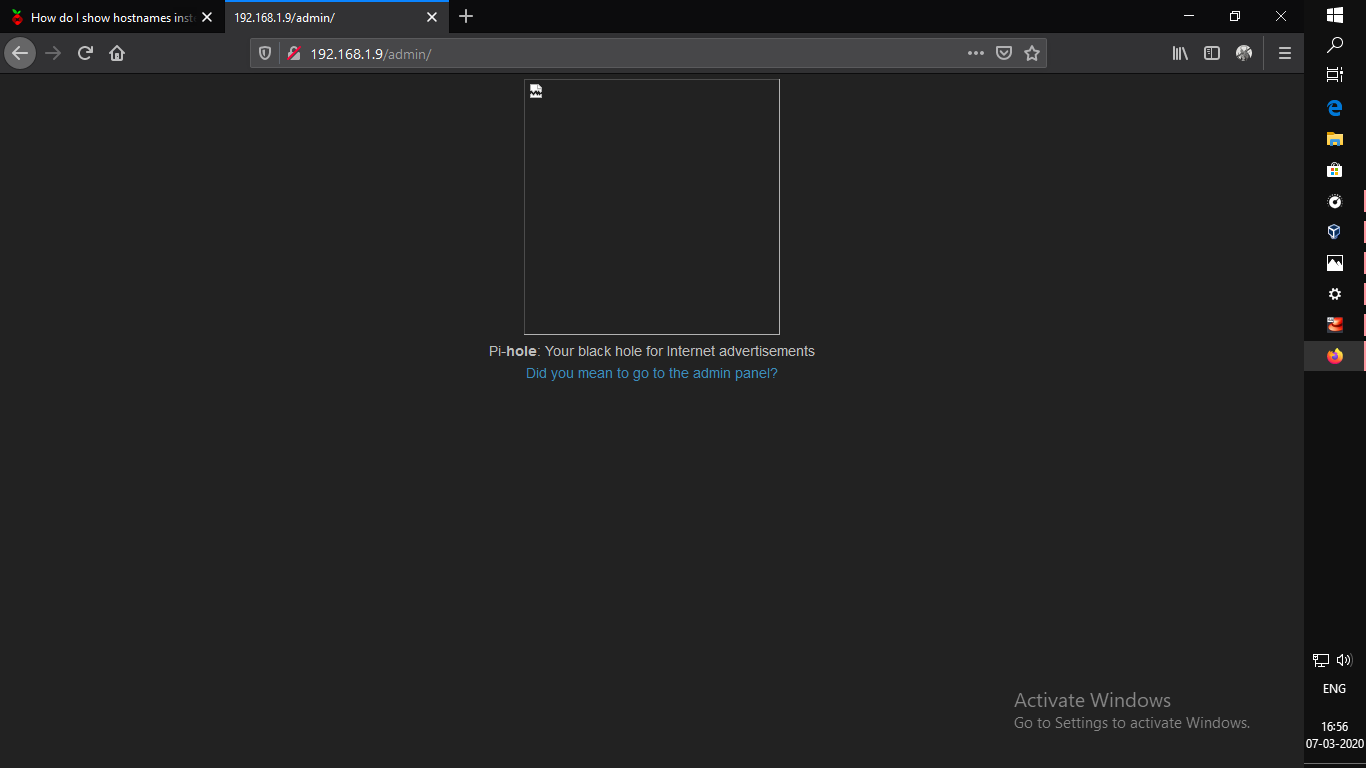 Dashboard is not loading properly - Help - Pi-hole Userspace