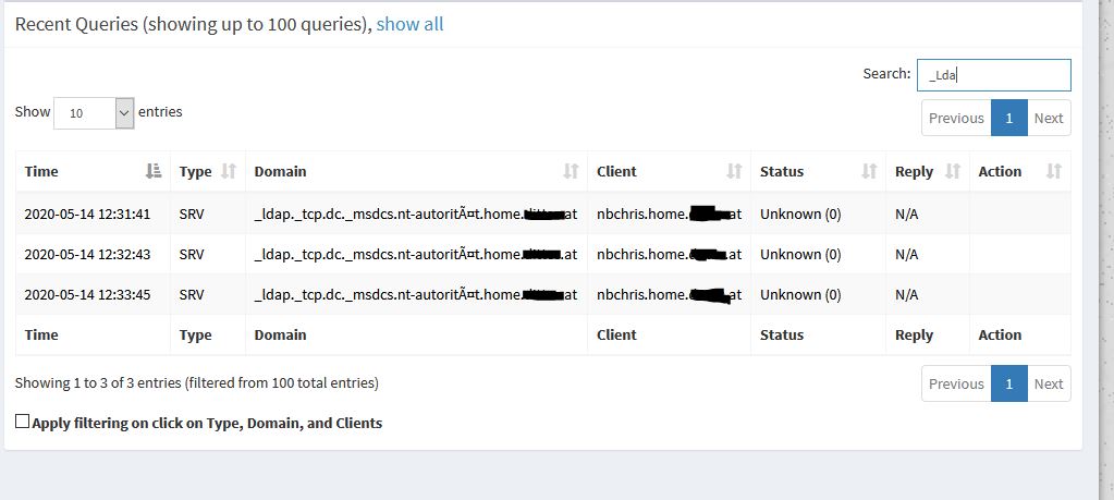 Pi-Hole V5.0 / Query Log shows Status "Unknown (9)" since having upgraded from V4.4 - Help - Pi ...