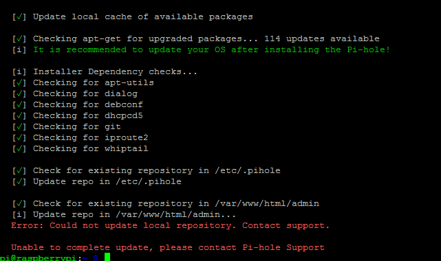 No go to updating to version 4 - Help - Pi-hole Userspace