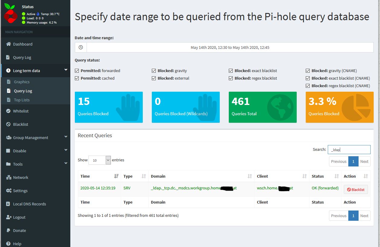 Pi-Hole V5.0 / Query Log shows Status "Unknown (9)" since having upgraded from V4.4 - Help - Pi ...