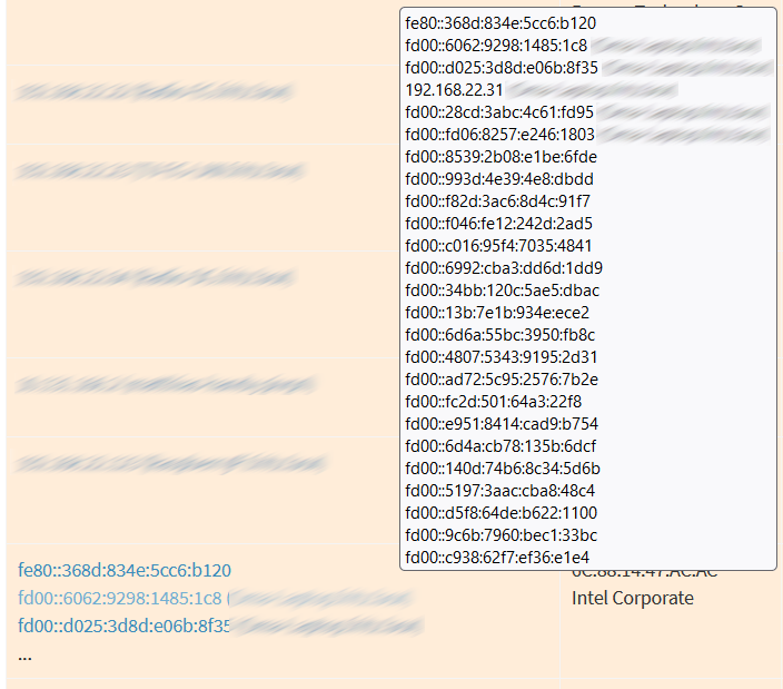 Network table show ipv4 over ipv6 - Feature Requests - Pi-hole Userspace
