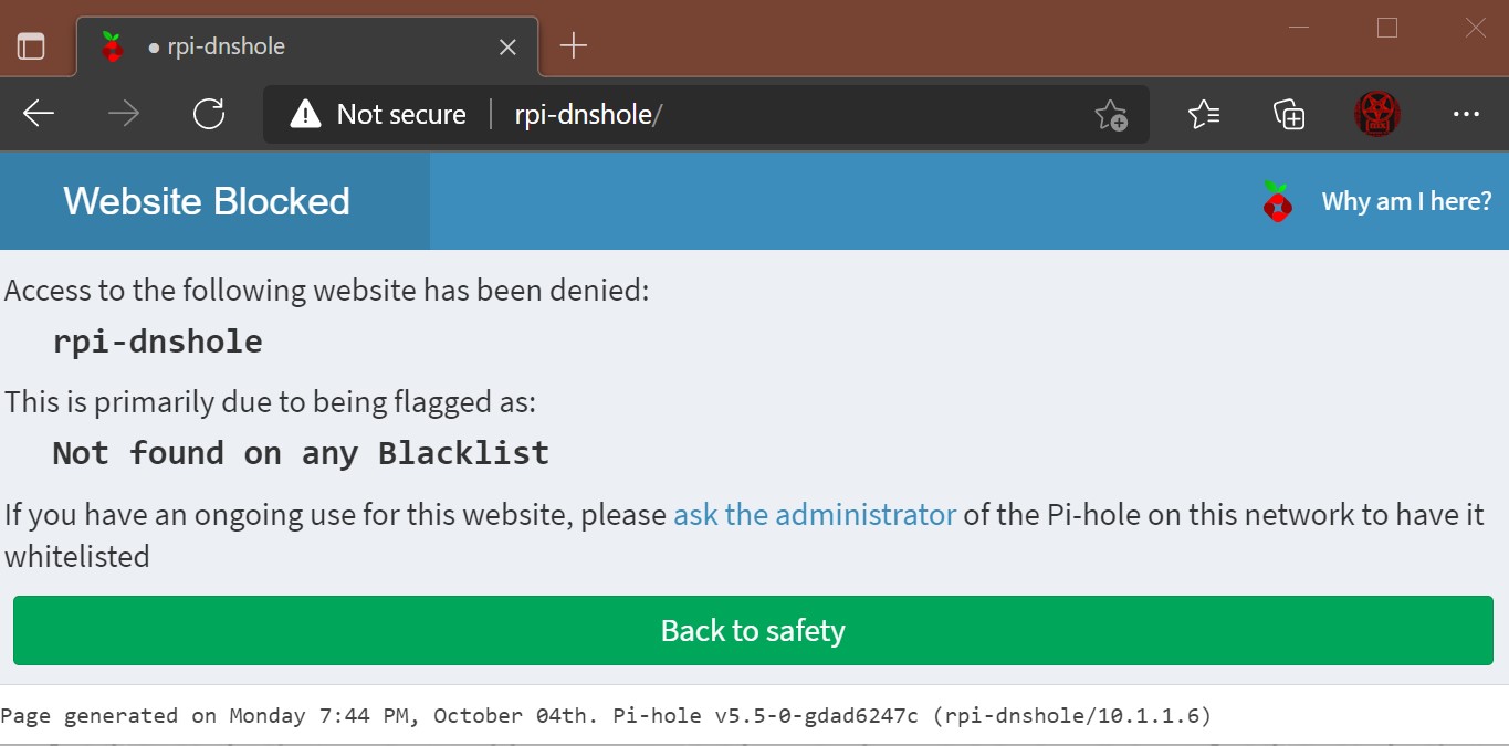Hostname / Admin interface confusion - Help - Pi-hole Userspace