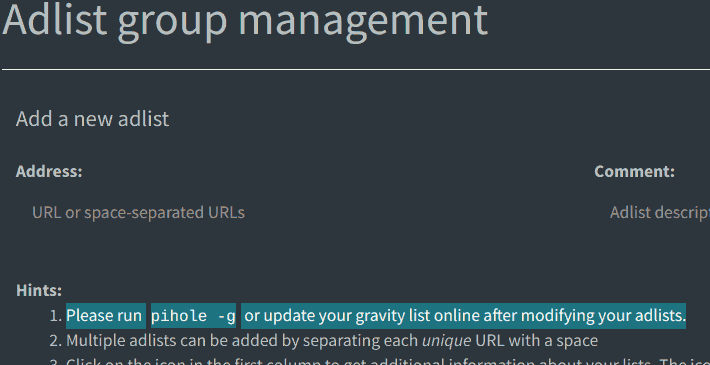 Gravity won't update lists - Help - Pi-hole Userspace