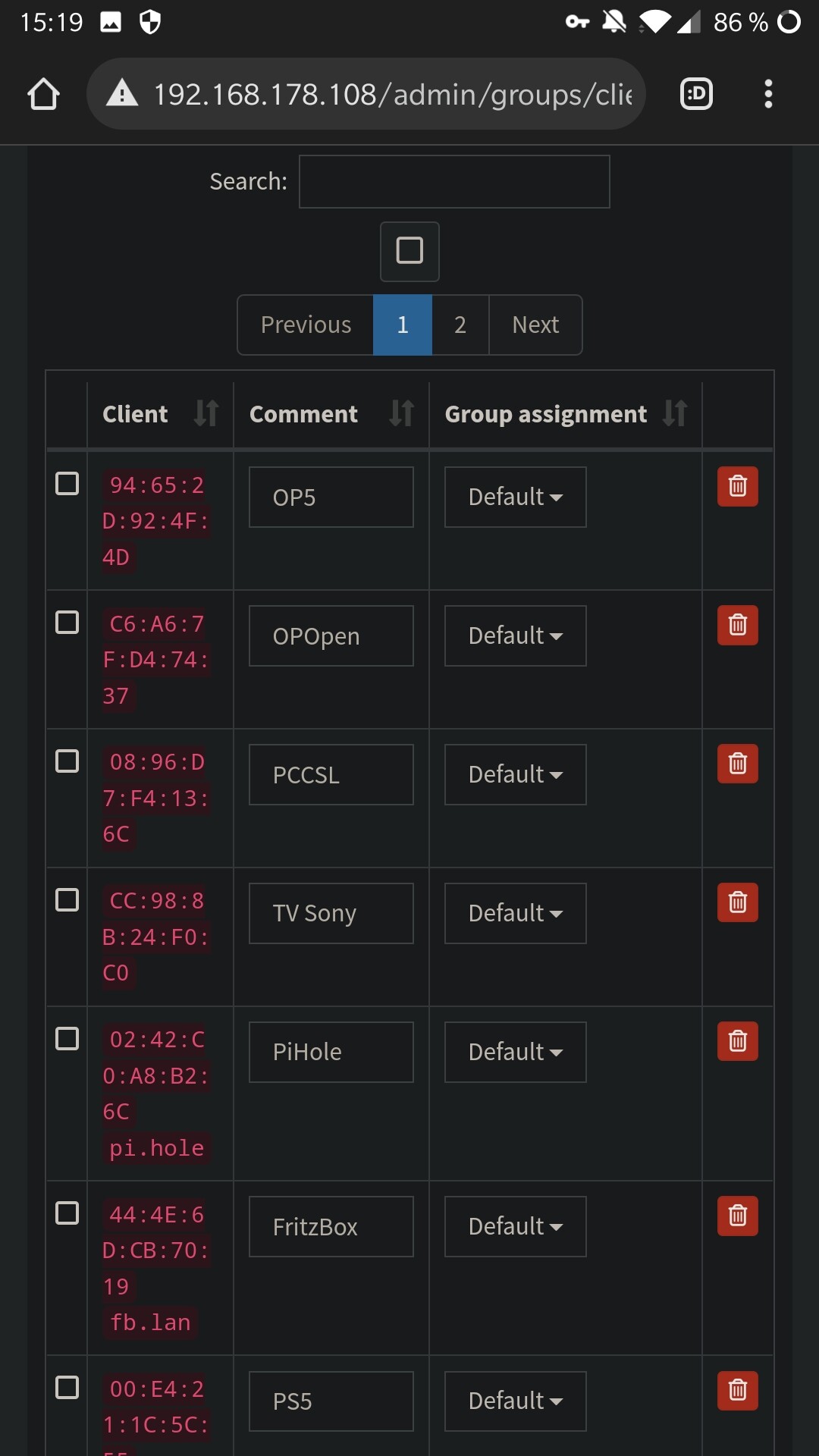 Client namen im query log - Deutschsprachige Hilfe - Pi-hole Userspace