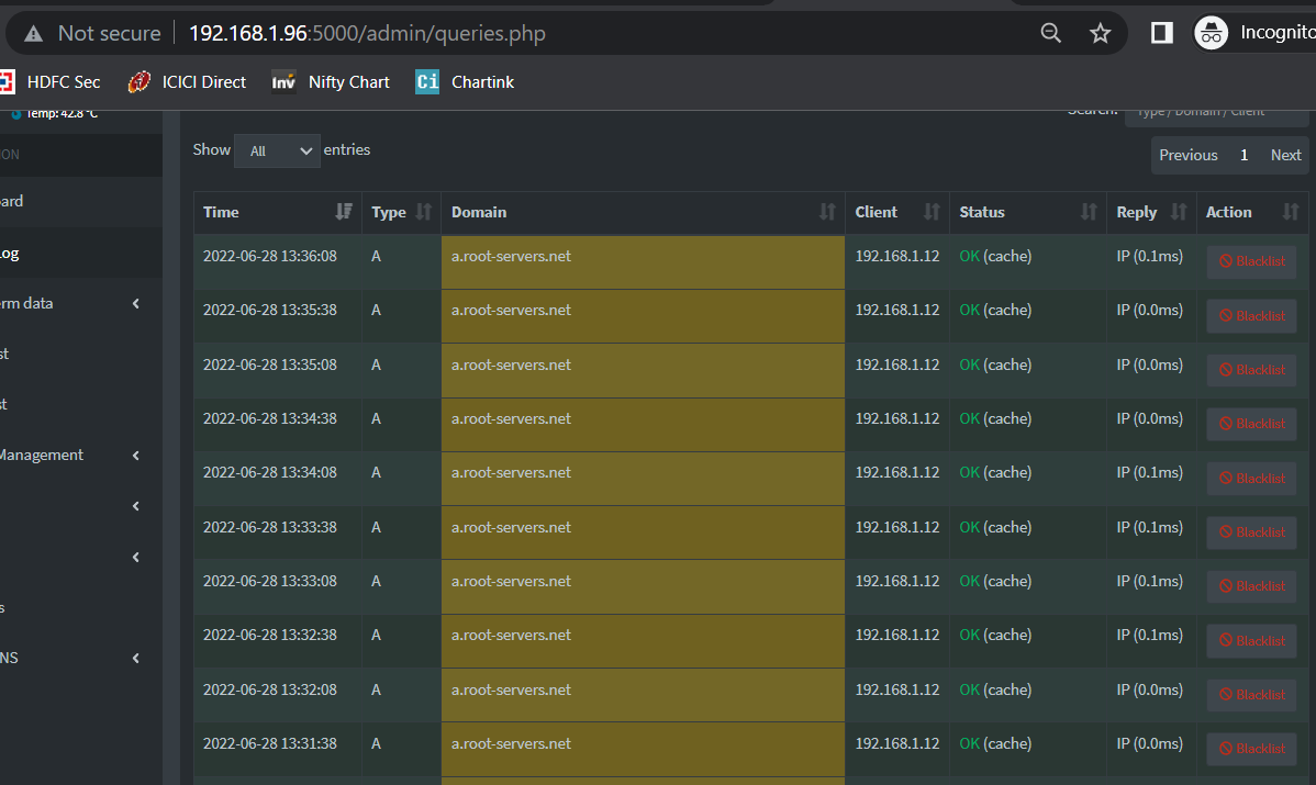 Root Name Servers? - Community Help - Pi-hole Userspace