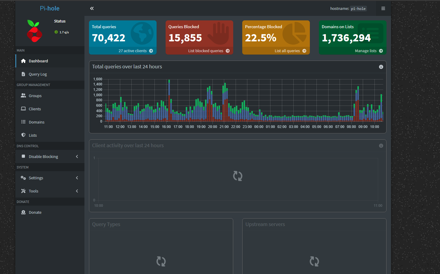 Connection_Error - docker - Pi-hole Userspace