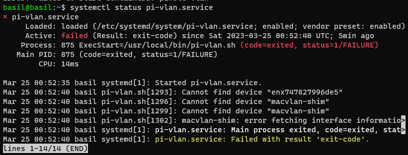 Macvlan Is Not Persisting And Pihole Container Does Not Startup After Reboot Help Pi Hole