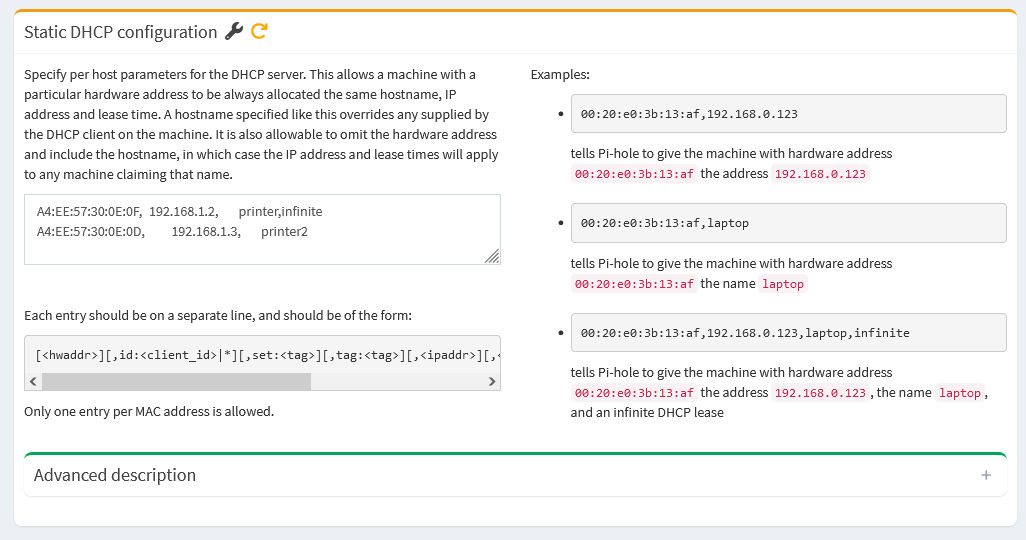 Pihole 6 DHCP does not show reservations, only active leases - Help - Pi-hole Userspace