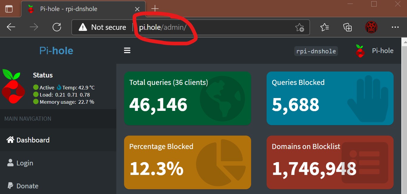 Hostname / Admin interface confusion - Help - Pi-hole Userspace