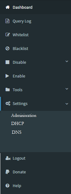Settings Makeover - Implemented - Pi-hole Userspace