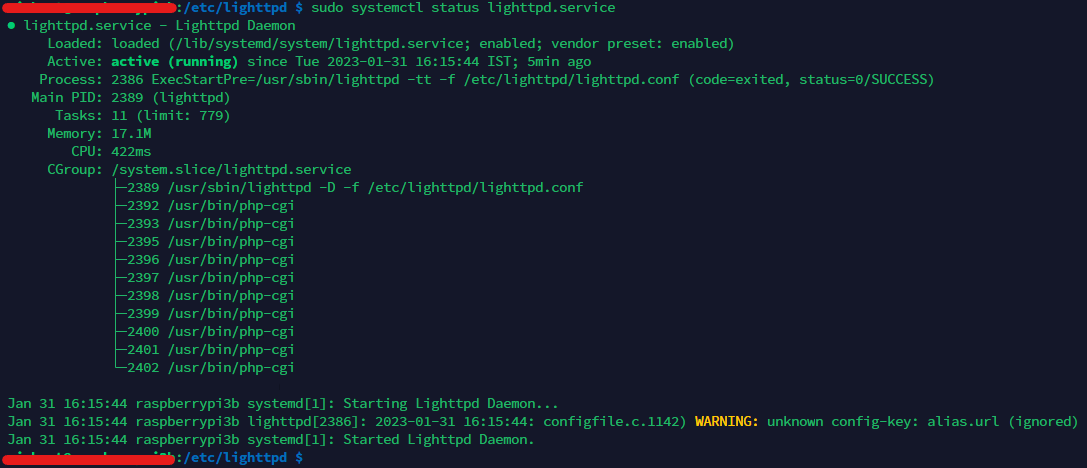 Lighttpd(Pihole UI) only working on port 80 - Help - Pi-hole Userspace