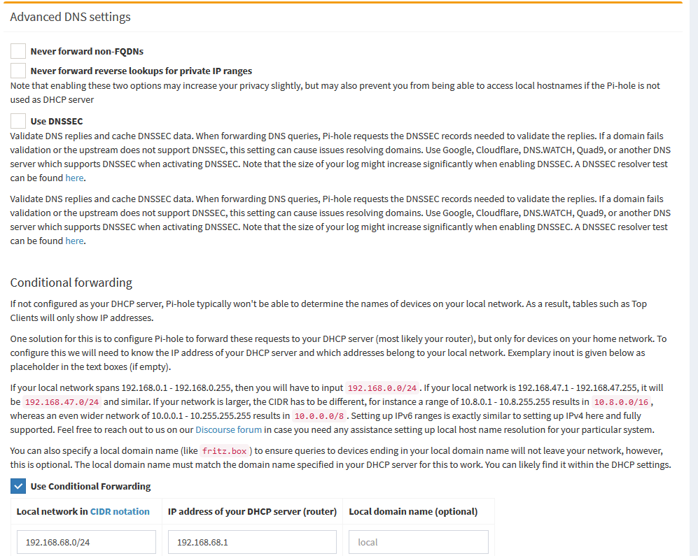 Hostnames not being resolved - Help - Pi-hole Userspace