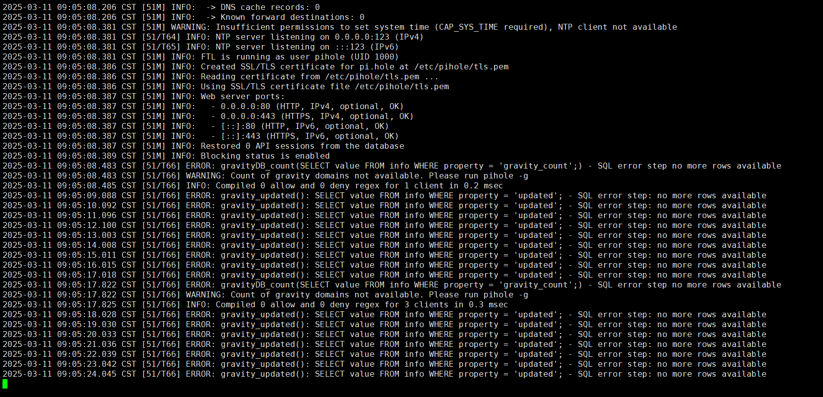 Pihole v6 docker first run - Help - Pi-hole Userspace