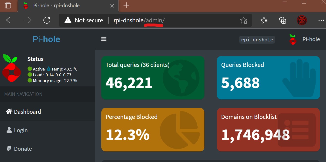 Hostname / Admin interface confusion - Help - Pi-hole Userspace