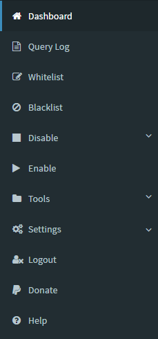 Settings Makeover - Implemented - Pi-hole Userspace