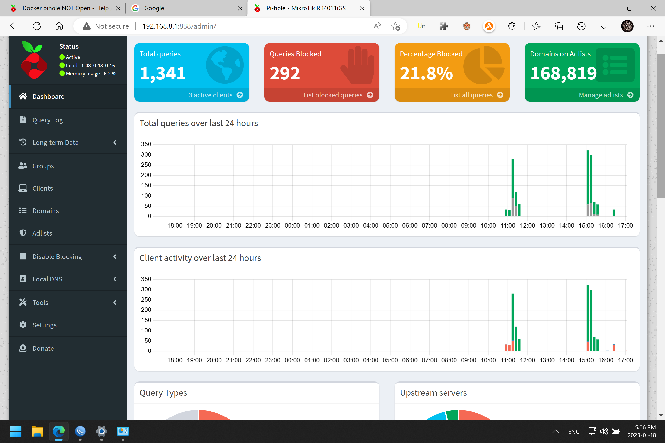 Docker pihole NOT Open - docker - Pi-hole Userspace