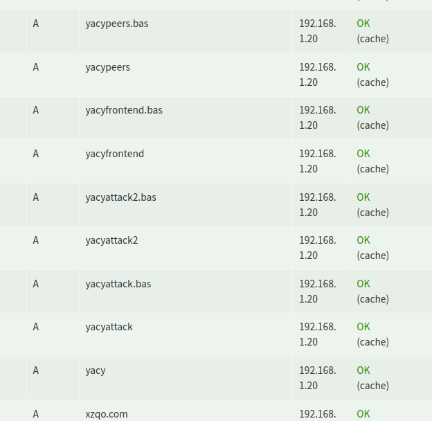 A single DNS request ASCII code 126 shows my home folder as DNS request ...