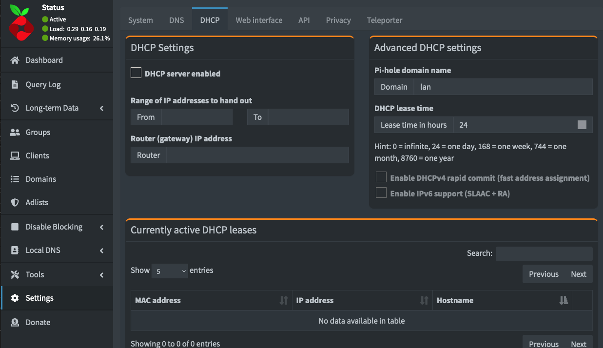 Unable to enable DHCP server in Docker using DHCP_ACTIVE environment variable - Help - Pi-hole ...