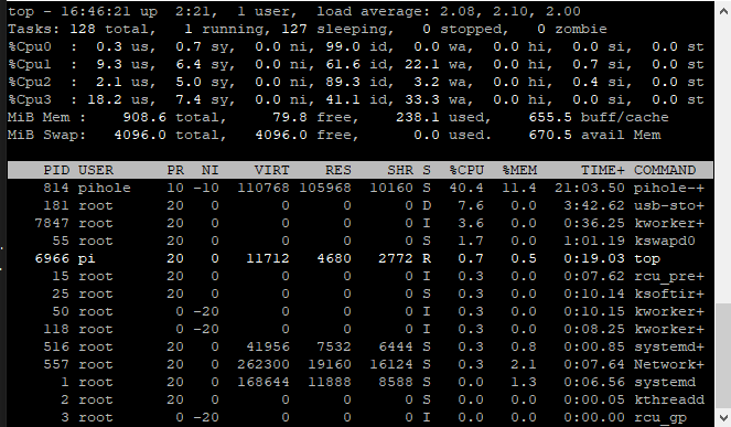 Lange Wartezeit beim hinzufügen und entfernen von Adblock Listen - Beta 6.0 - Pi-hole Userspace