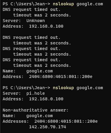 PiHole DNS Keeps timing out - Help - Pi-hole Userspace