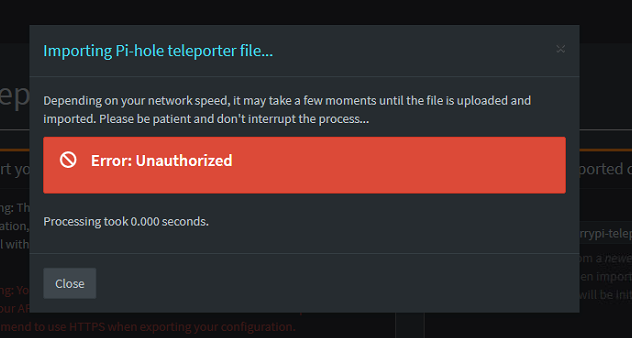 Docker V6 Dev gives weird log errors - Beta 6.0 - Pi-hole Userspace