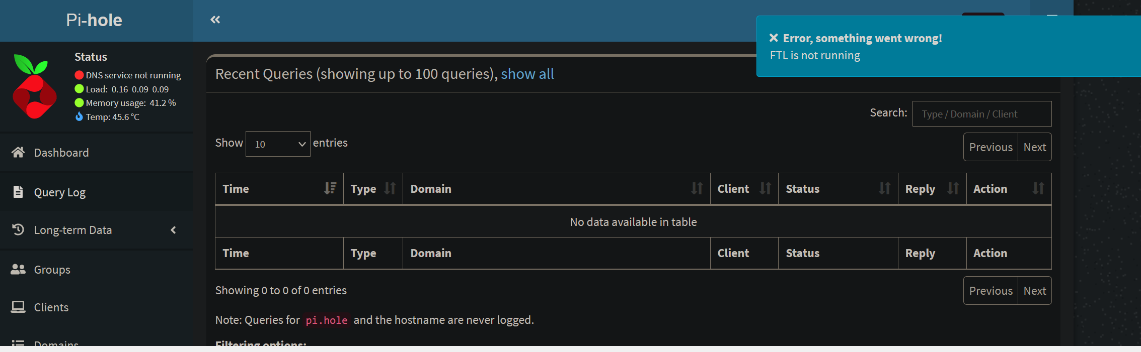 Restart DNS-Resolver is killing new FTL - Page 2 - Help - Pi-hole Userspace