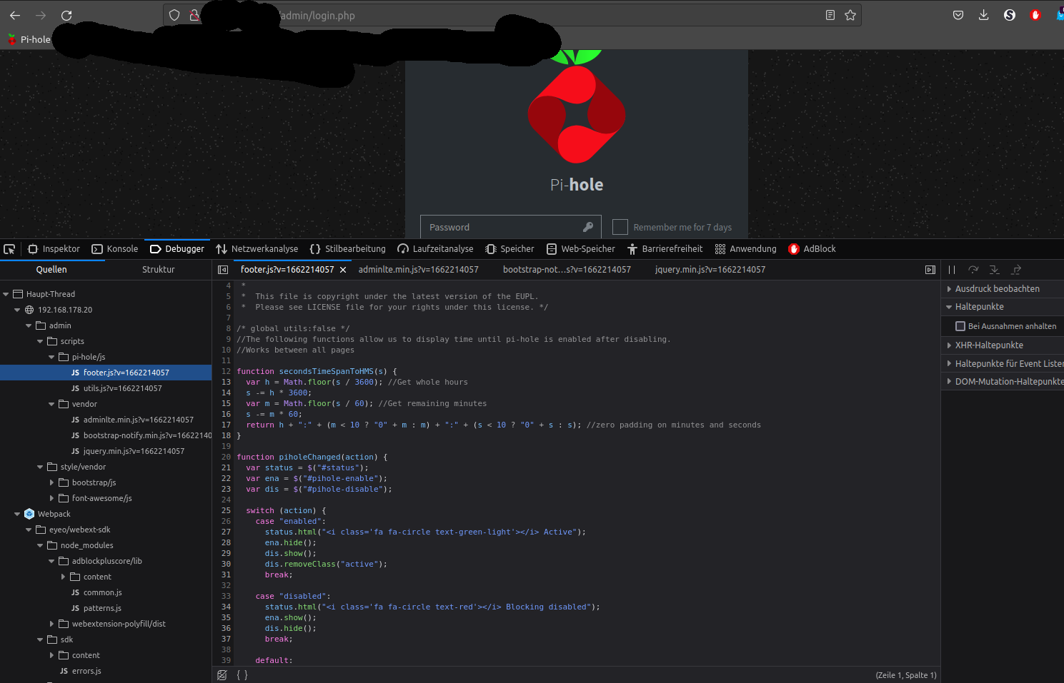 [Solved] Dietpi: No Admin Page since Update - Help - Pi-hole Userspace