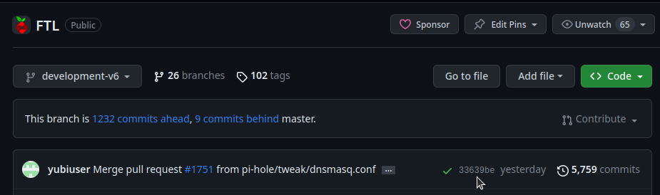 Query Log "All Time" broken - Beta 6.0 - Pi-hole Userspace