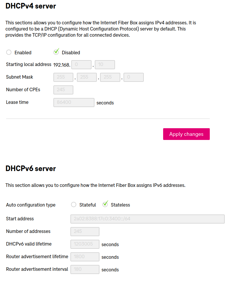 No address range available for DHCPv6 request via end0 - Community Help - Pi-hole Userspace