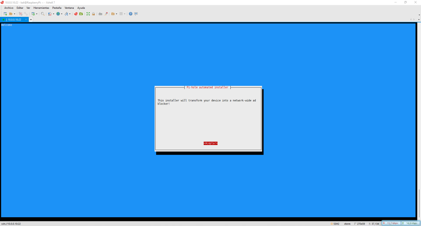 Impossible install. Stuck installation - Community Help - Pi-hole Userspace