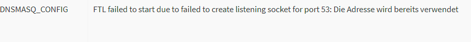 Dnsmasq / ftl / unbound dns problem - Help - Pi-hole Userspace
