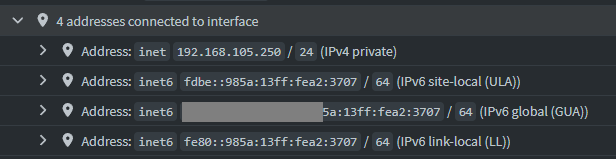 IPv6 not available, despite being enabled - Help - Pi-hole Userspace