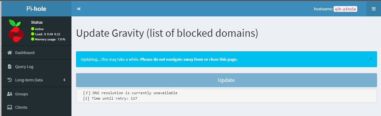 Dns issue - Help - Pi-hole Userspace
