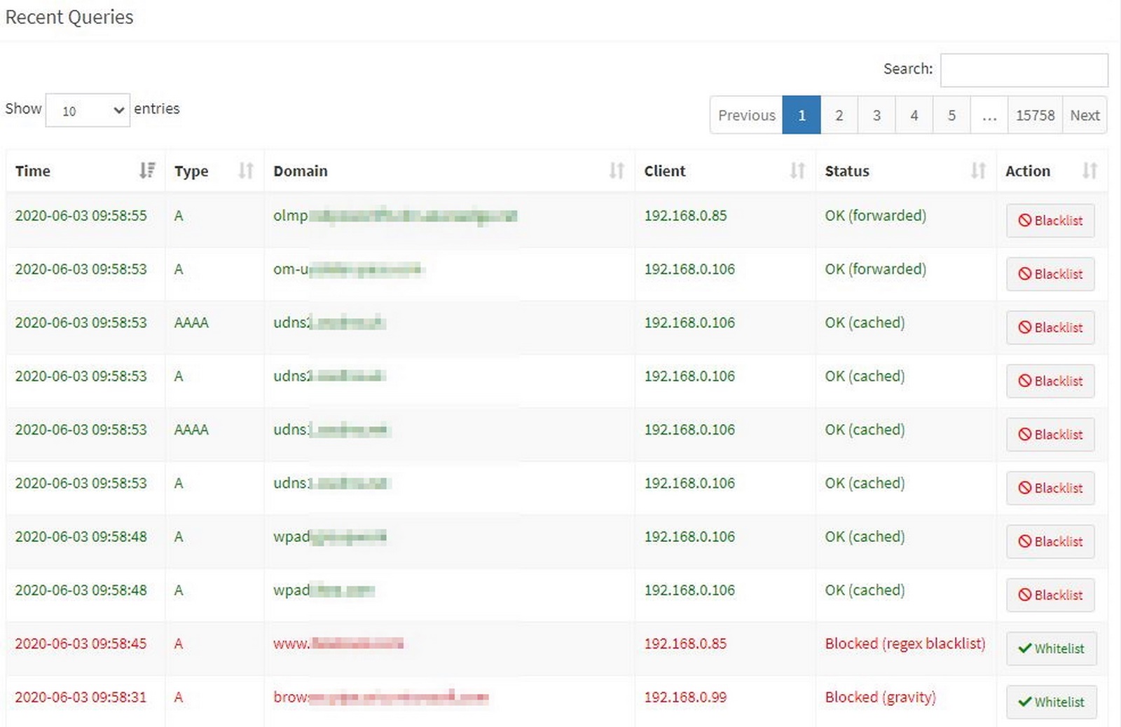 Long term data vs Dashboard - Help - Pi-hole Userspace