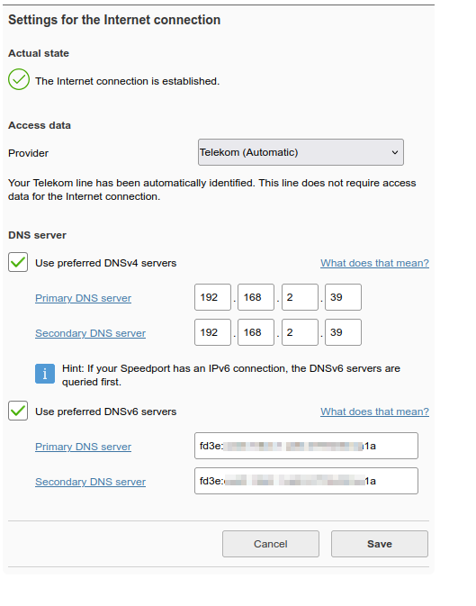 Pi-hole + Unbound with a Speedport Smart 4 on a VM - Help - Pi-hole Userspace