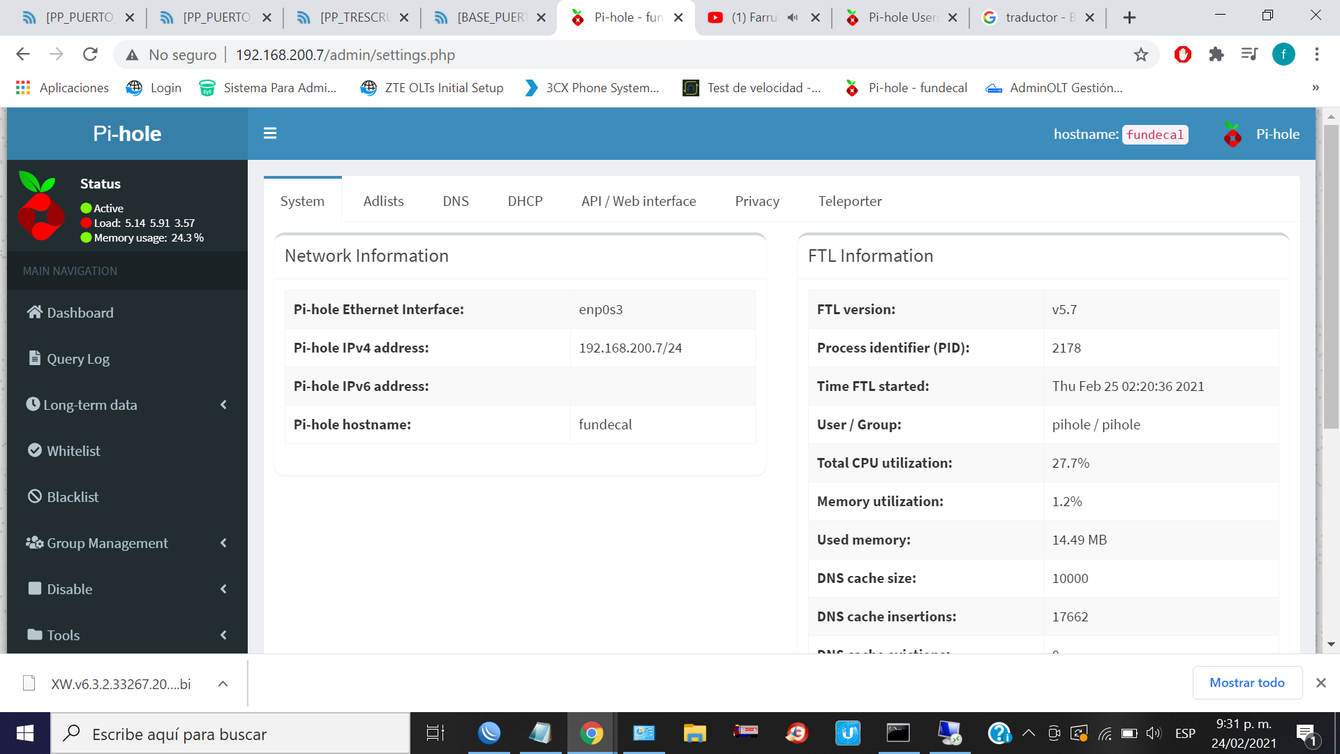 How to change the Time FTL started :? - Community Help - Pi-hole Userspace