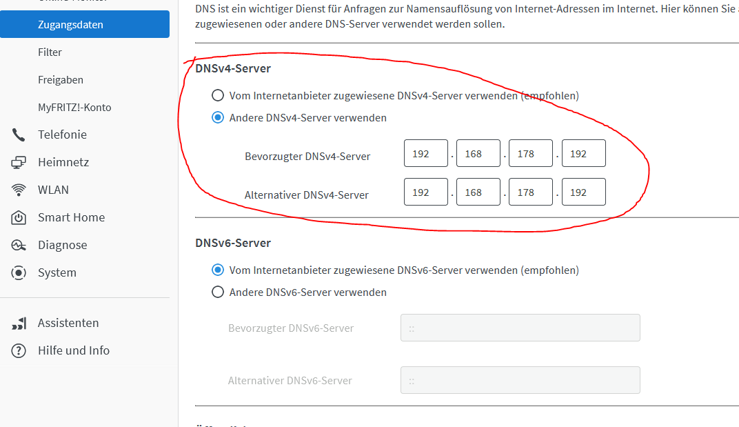 Confused about the ipv6 configuration with FritzBox - Help - Pi-hole Userspace