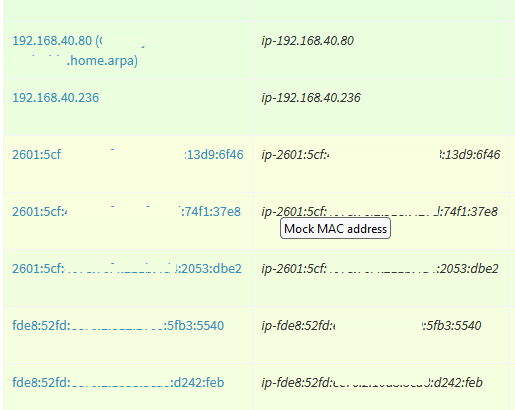V6 no MAC address shown in network overview - Beta 6.0 - Pi-hole Userspace