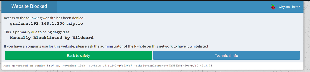 Wildcard domain is blocked even when added to whitelist - Help - Pi-hole Userspace